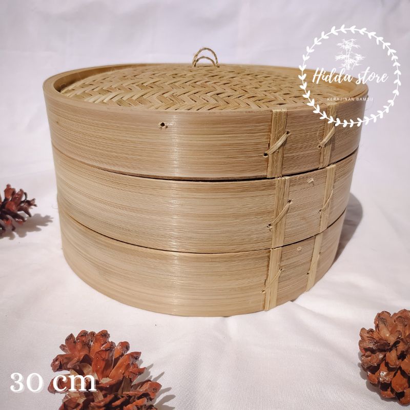 Jual Kukusan Dimsum 30 cm l Klakat bambu | Shopee Indonesia