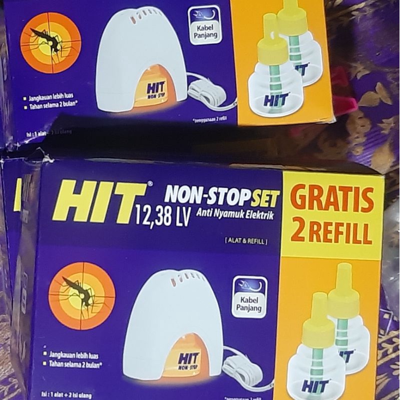 Jual HIT obat nyamuk elektrik liquid Alat plus isi Tahan 1 bulan non ...