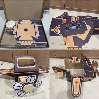 Jual diy cardboard costume kostum karton animals kostum pesawat ...