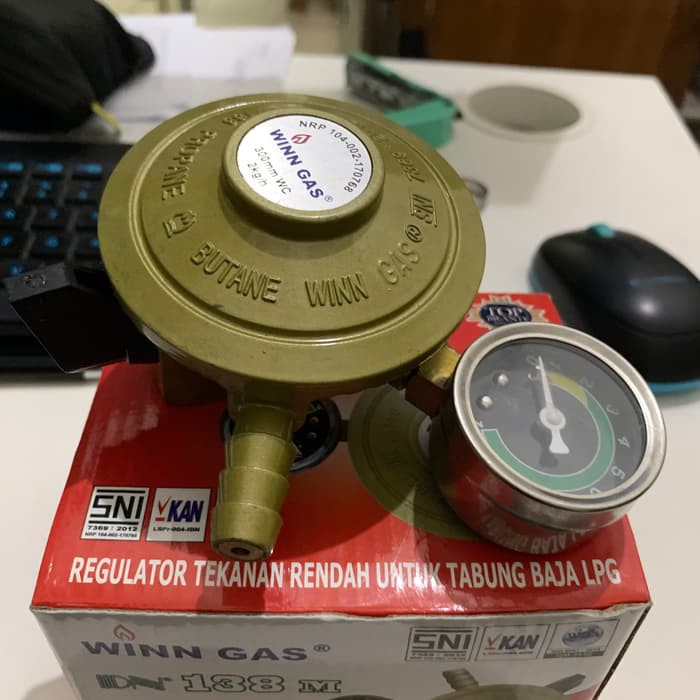 Jual regulator tabung gas dengan meteran | Shopee Indonesia