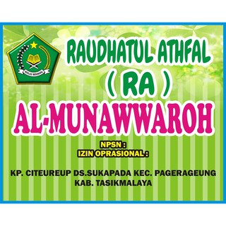 Jual Banner Plang Sekolah untuk PAUD-TK-SD dll ukuran 1 x 0.8 m ...