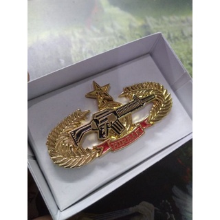 Jual brevet wing pin hirbak penembak level 1 tni ad | Shopee Indonesia