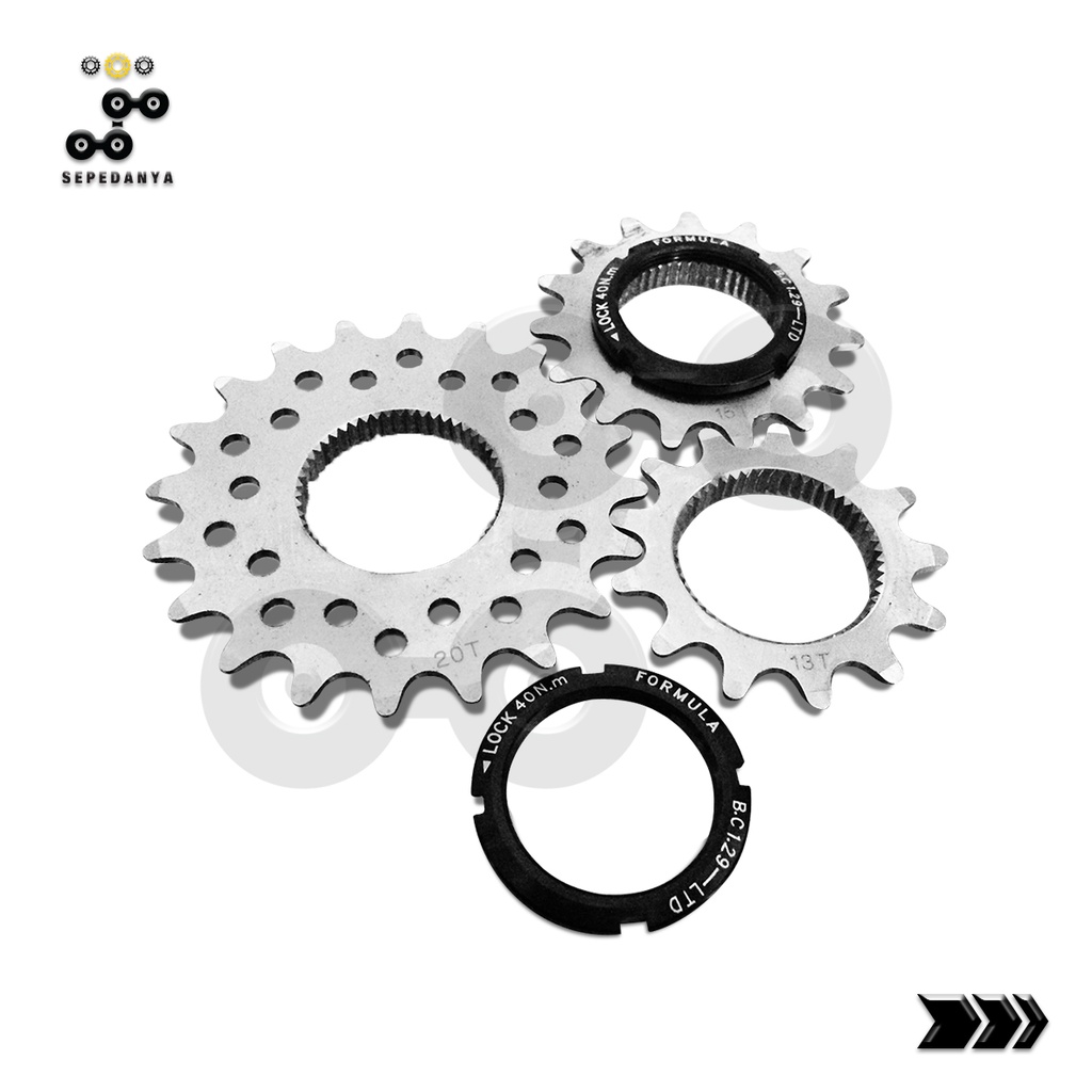 Jual Cog / Sproket Set ( Cog + Lockring Lock Ring ) Doltrap Hub Formula ...