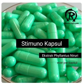 Jual Ekstrak Meniran Phyllantus Niruri Stimuno Kapsul Herbal 1 kapsul ...