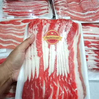 Frozen US Beef Short Plate (Daging Sapi Slices Iris Tipis) | Shopee ...
