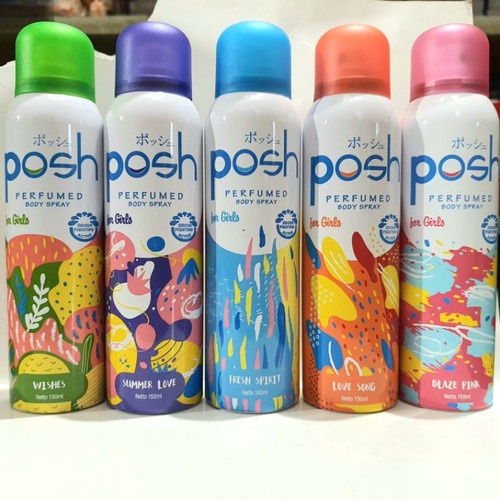 Jual POSH BODY SPRAY FOR GIRLS / POSH PARFUM BODY SPRAY 150ML | Shopee ...