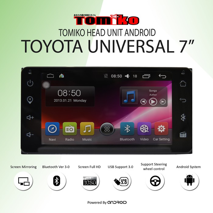 Jual TOMIKO - OEM Toyota 7inch all version HEADUNIT Indonesia|Shopee ...