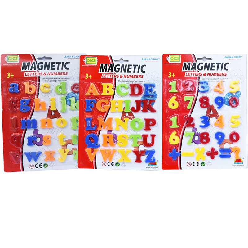 Jual Magnetic Letter & Number / Magnet Angka Huruf / angka tempel ...