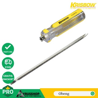 Jual Krisbow Obeng Kristal Belimbing Bolak-balik/Plus Minus/+-/2 Arah ...