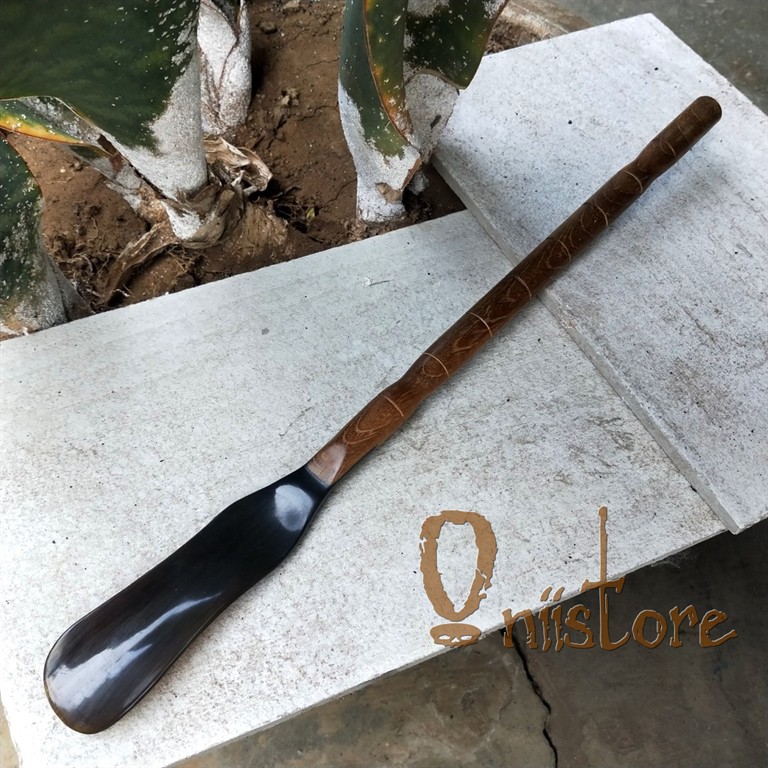 Jual shoehorn sendok sepatu bahan tanduk dan kayu jati asli handmade ...
