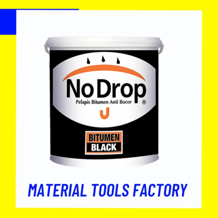 Jual No Drop Bitumen 4kg / Cat Pelapis Bitumen (Gojek Grab Only ...