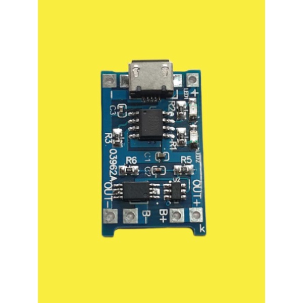 Jual Modul Charger Baterai Lithium 18650 3.7V TP4056 Micro USB With ...