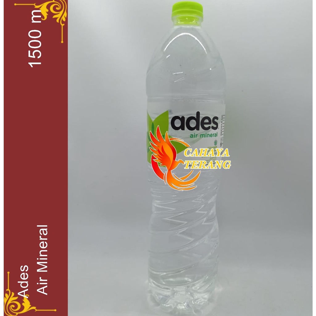Jual Ades Air Mineral 1500 ml / Air Putih Botol Ades 1,5 L | Shopee ...