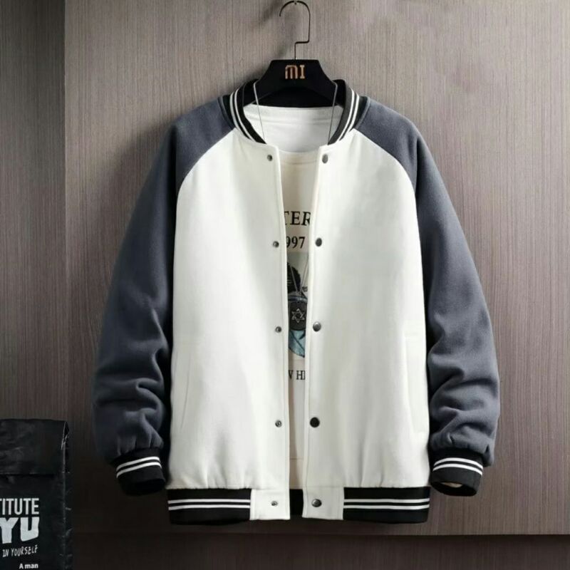 Jual Jaket Baseball Varsity bomber Kancing Pria Wanita Jumbo big Size S ...