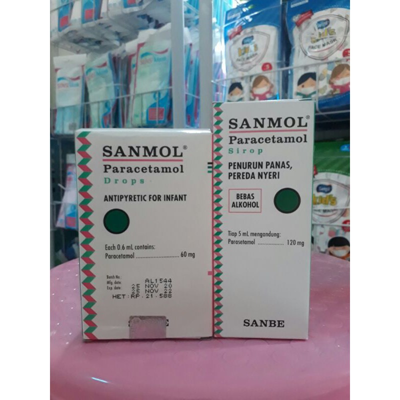 Jual Sanmol sirup 60ml/Sanmol drop 15ml Indonesia|Shopee Indonesia