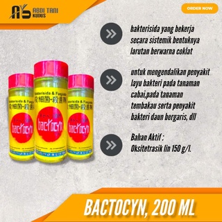 Jual BACTOCYN 150 AL 200 ML FUNGISIDA + BAKTERISIDA PENGENDALI LAYU ...
