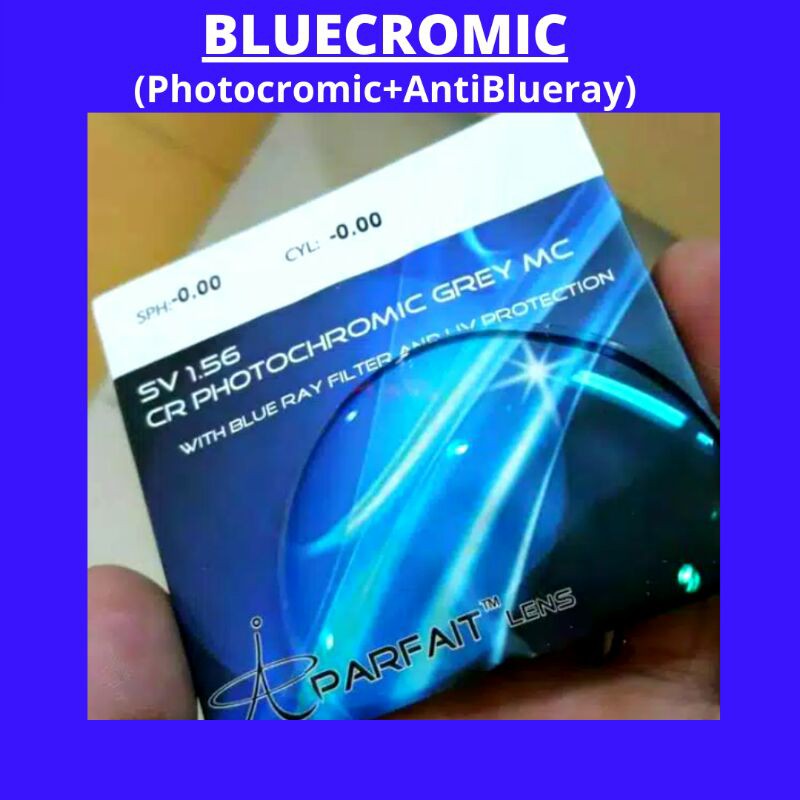 Jual BLUECROMIC Lens (Terbaik) | PHOTOCROMIC+BLUERAY | PHOTOCROMIC ...
