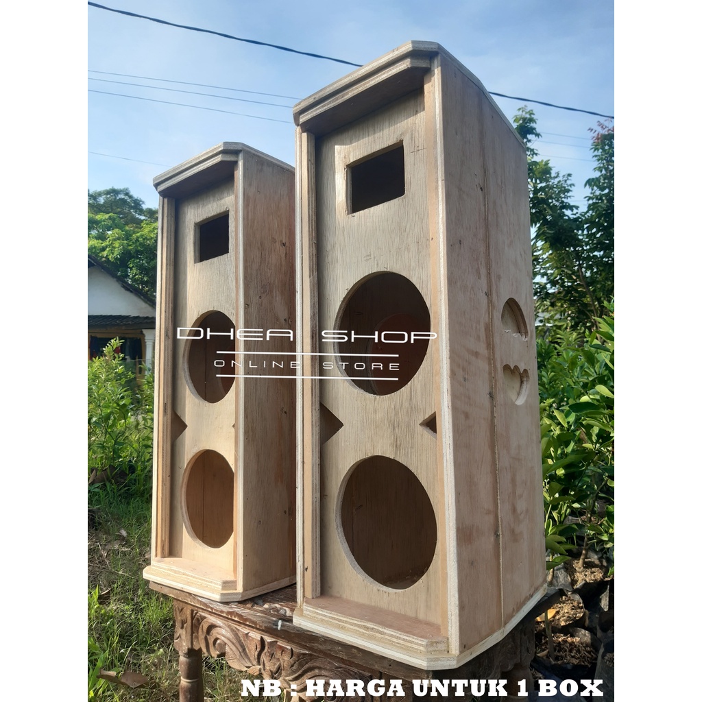 Jual Box Speaker SR 6 Inch Double plus Tweter // Box Sidefill 6 Inch ...