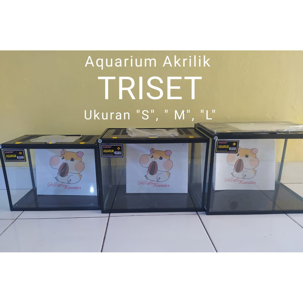 Jual AQUARIUM AKRILIK TRISET NIKITA / SAKAI PRO / KYOTO Size L TERMURAH | Shopee Indonesia