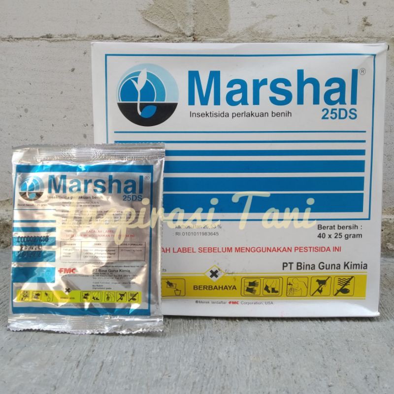 Jual Marshal 25DS 1 BOX Isi 40pcs/Insektisida Marshal 25DS Satu Box Isi ...