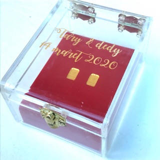 Jual KOTAK EMAS AKRILIK / KOTAK LOGAM MULIA / KOTAK EMAS BATANG / BOX ...