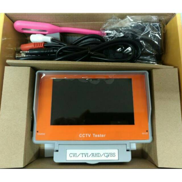 Jual CCTV Tester 4in1 5MP 4MP Analog AHD HDTVI TurboHD HDCVI Tester ...