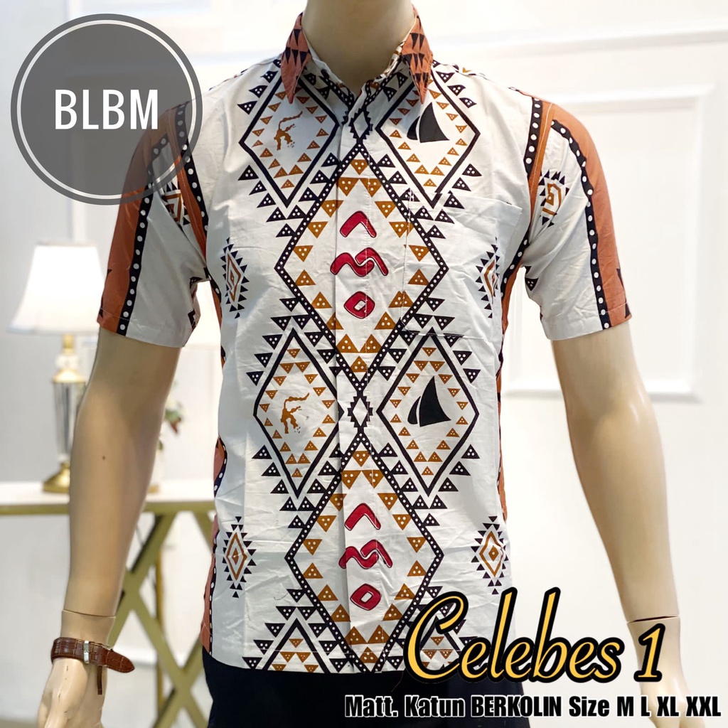 Jual Batik Celebes 1 by Batik Lanang | Batik Lontara | Batik Makassar ...