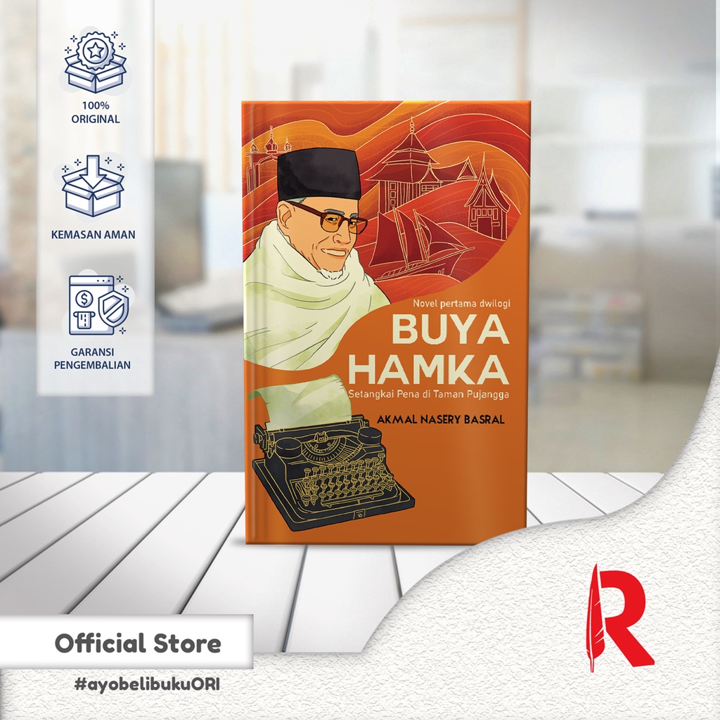 Jual Buku Novel Biografi - Buya Hamka, Setangkai Pena di Taman Pujangga - Republika Penerbit ...