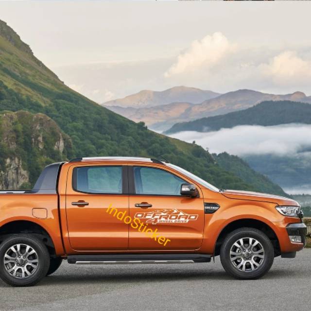 Jual Stiker mobil off road 4 Navara Hilux sticker grafis mobil raptor ...