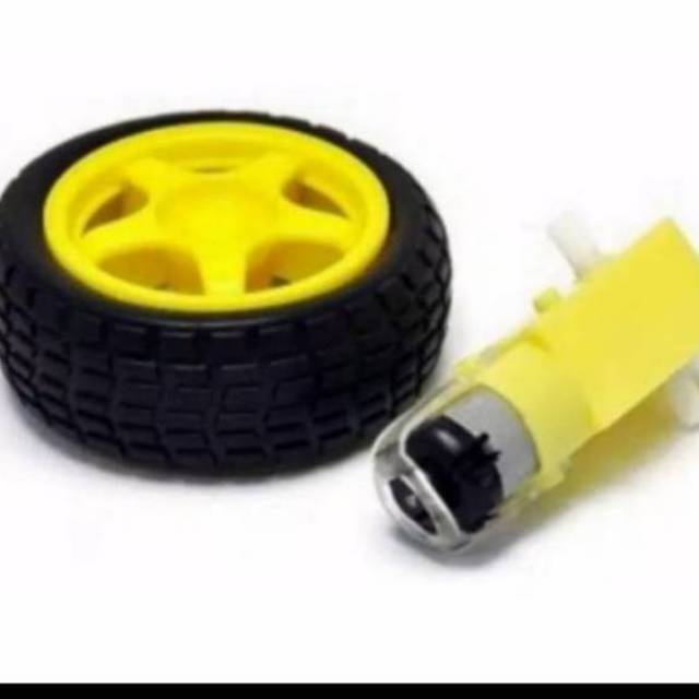Motor DC Gearbox dan Roda For Robot Arduino | Shopee Indonesia
