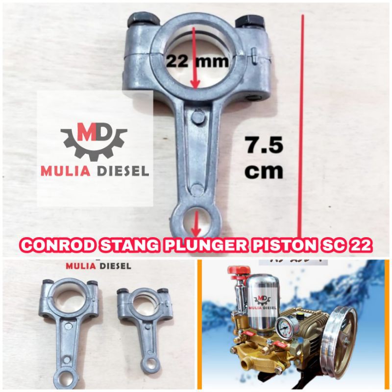 Jual Connecting Rod Conrod Stang Piston Plunger Mesin Cuci Power ...