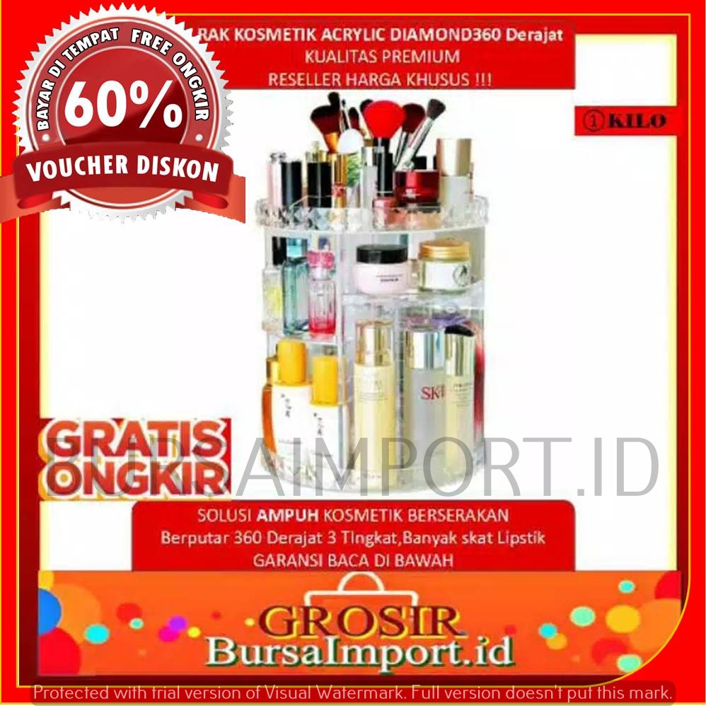 RAK KOSMETIK ACRYLIC 360 DERAJAT Rak kosmetik putar rak kosmetik mini ... RAK KOSMETIK ACRYLIC 360 DERAJAT Rak kosmetik putar rak kosmetik mini ...