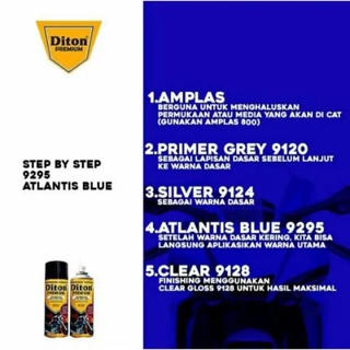 Jual Pilok Diton Premium Atlantis Blue 9295 Pilox Biru Movistar Yamaha ...