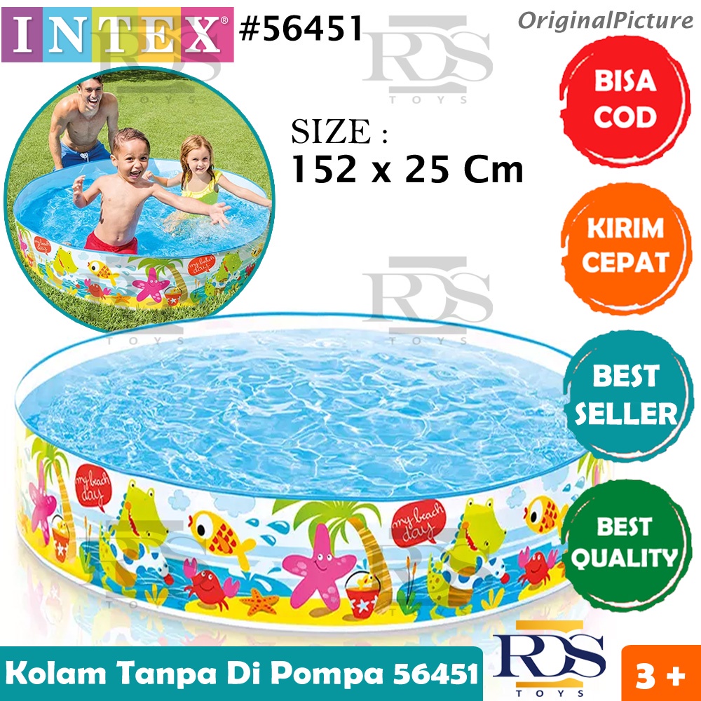 Jual Intex Kolam Renang Tanpa Di Pompa Sea Play Pool 56451 / Kolam ...