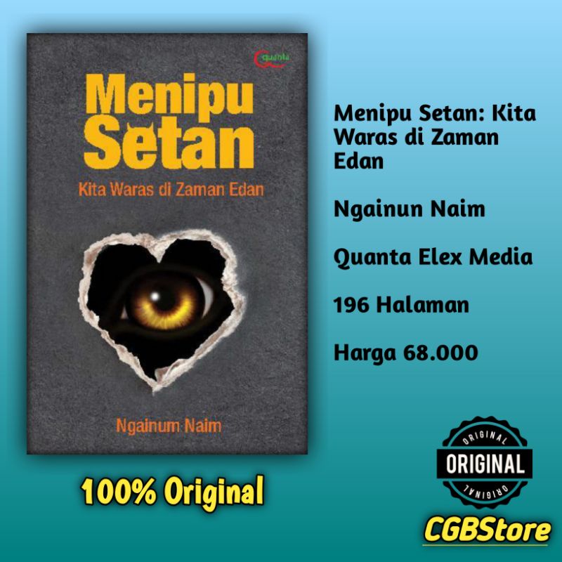 Jual Menipu Setan: Kita Waras di Zaman Edan - Ngainun Naim | Shopee ...