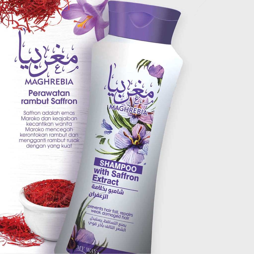 Jual SHAMPOO SAFFRON MAGHREBIA MY WAY | Shopee Indonesia