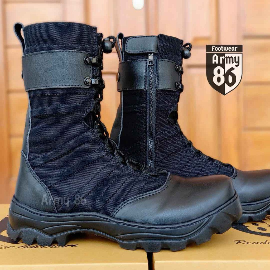 Jual Sepatu Ninja Wariors (Boot Pria TNI Polri Security Brimob AL AU ...