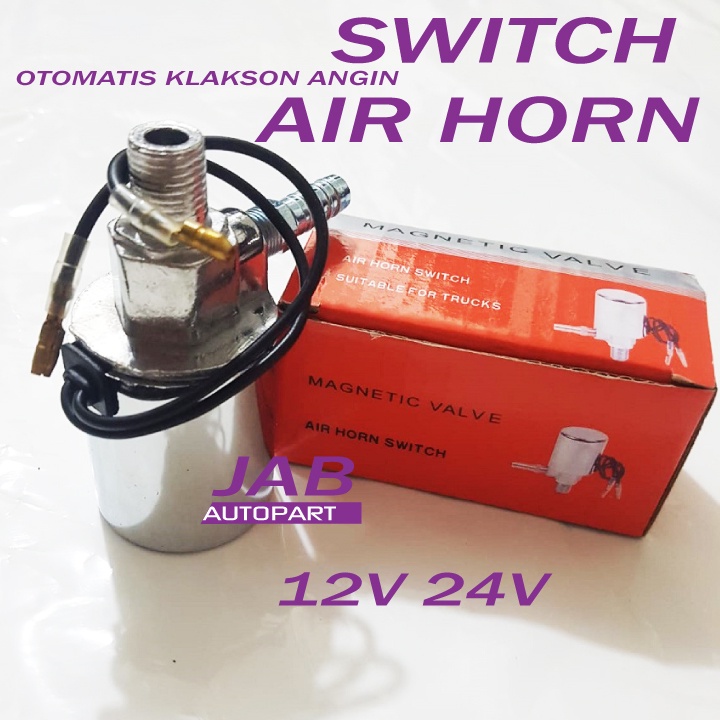 Jual SWITCH AIR HORN - SWIT OTOMATIS KLAKSON ANGIN MOBIL 12V 24V HORN ...