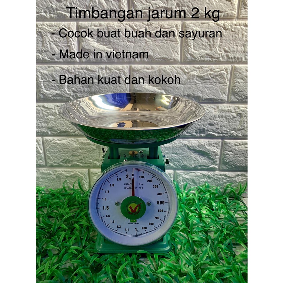 Jual Timbangan Duduk Analog Nhno hoa 2kg - timbangan buah kue dll ...