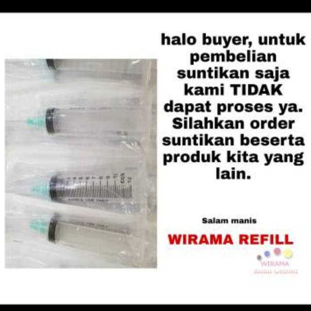 Suntik Suntikan Refill Tinta Cartridge Printer HP CANON | Shopee Indonesia