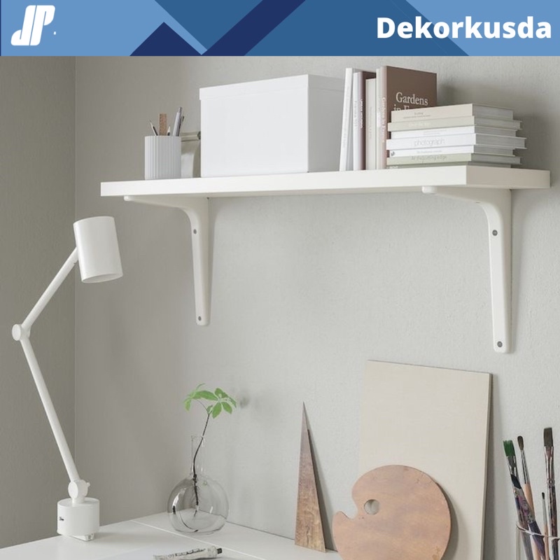 Jual RAK SIKU DINDING PAPAN RAK 80x20 + SIKU DINDING RAK KAYU GANTUNG ...