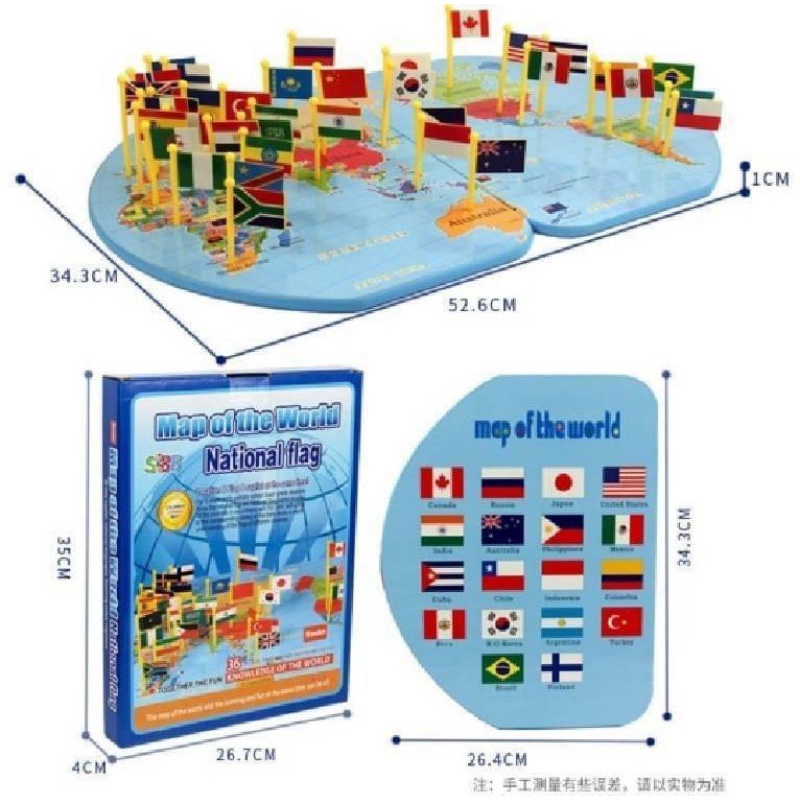 Jual Map of The World | Shopee Indonesia