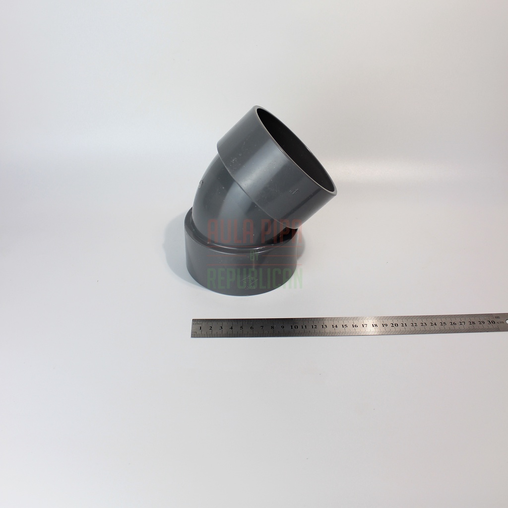 Jual KNEE D 4" 45 DERAJAT FITTING PIPA PVC MERK RUCIKA | ELBOW / L / KNIE / KENI | Shopee Indonesia