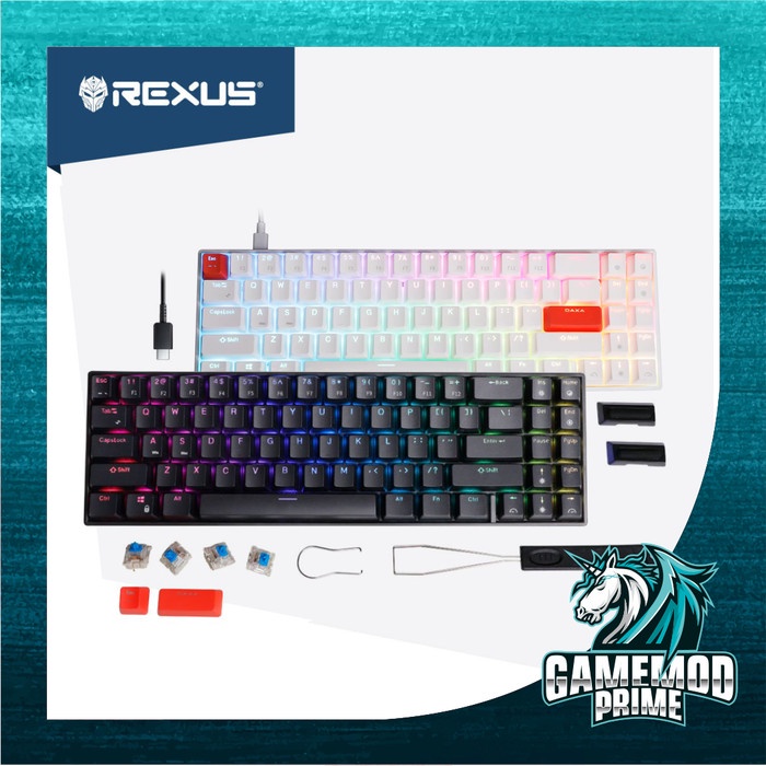 Jual Rexus DAXA M71 Classic RGB HOTSWAP Mechanical Gaming Keyboard M 71 ...
