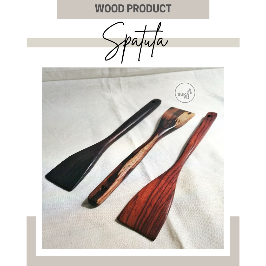 Jual Spatula Kayu / Wooden Spatula / Sodet Kayu / Sutil Kayu / Spatula ...