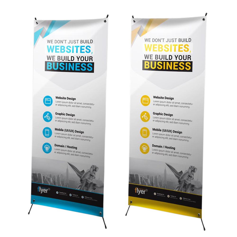 Jual RANGKA / TULANGAN / BAGAN X BANNER / X BANER / X BENER 60 x 160 cm ...