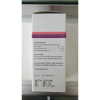 Demacolin syrup sirup 60ml obat demam flu pilek / botol | Shopee Indonesia