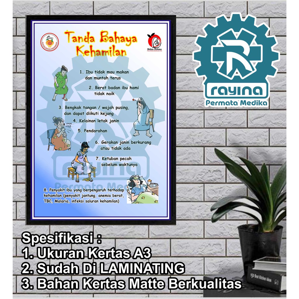 Jual Poster Tanda Bahaya Kehamilan | Shopee Indonesia
