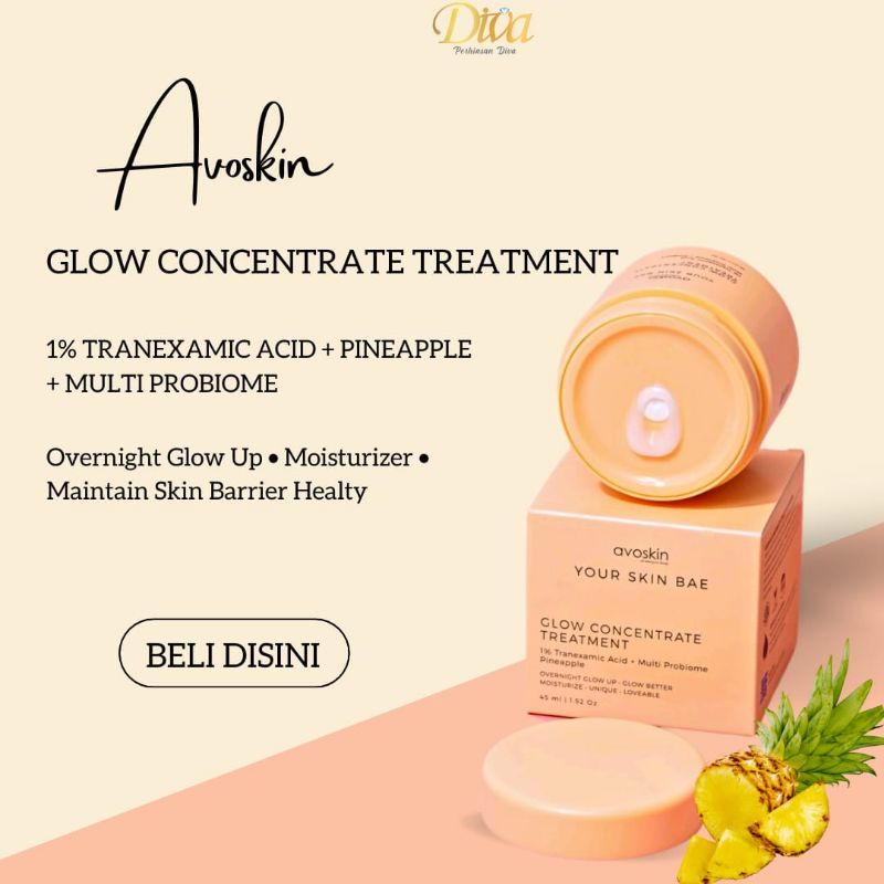 Jual AVOSKIN GLOW CONCENTRATE MOISETURIZER | Shopee Indonesia