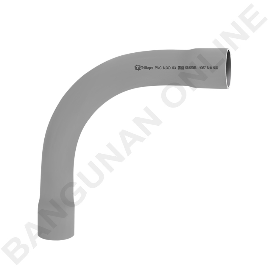 Jual Elbow SNI SC 63 mm 2 inci Bend SNI SC 90 deg mof Fitting Pipa PVC ...